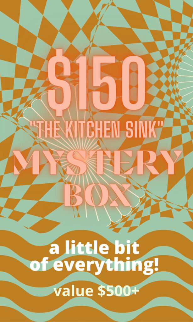 $150 "The Kitchen Sink" Mystery Box - A little bit of everything • Purpose